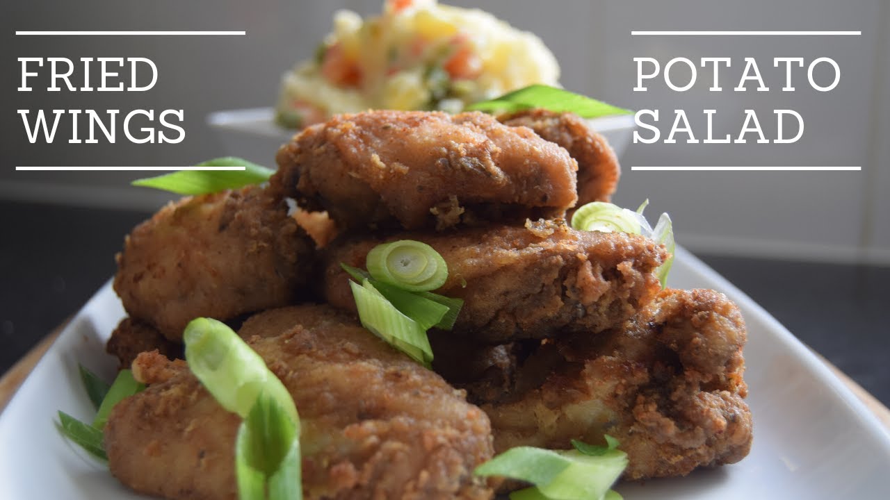 FRY-Yay Episode #1 | HOW TO MAKE FRIED CHICKEN WINGS AND CARIBBEAN ...