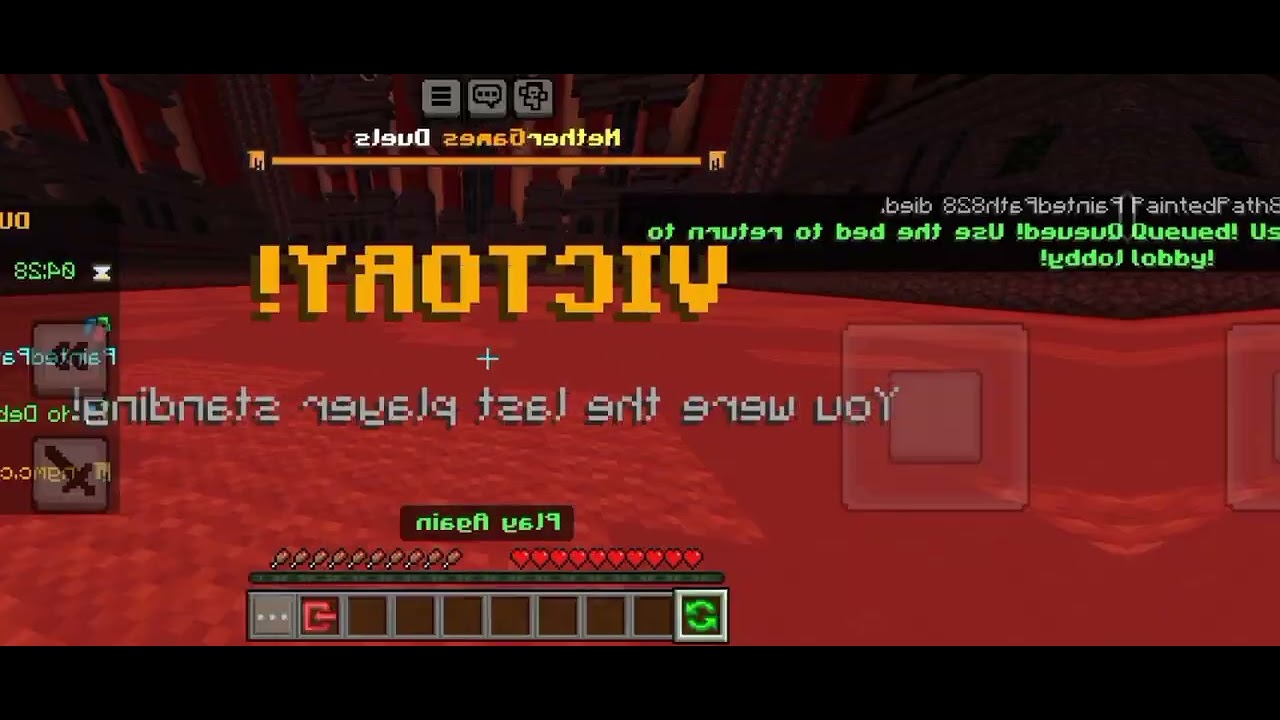 MINECRAFT PVP||DUELS NETHER GAMES| - YouTube