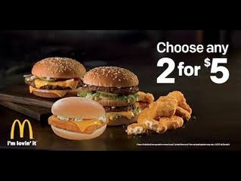 McDonald's Mc Pick 2 For $5 - YouTube