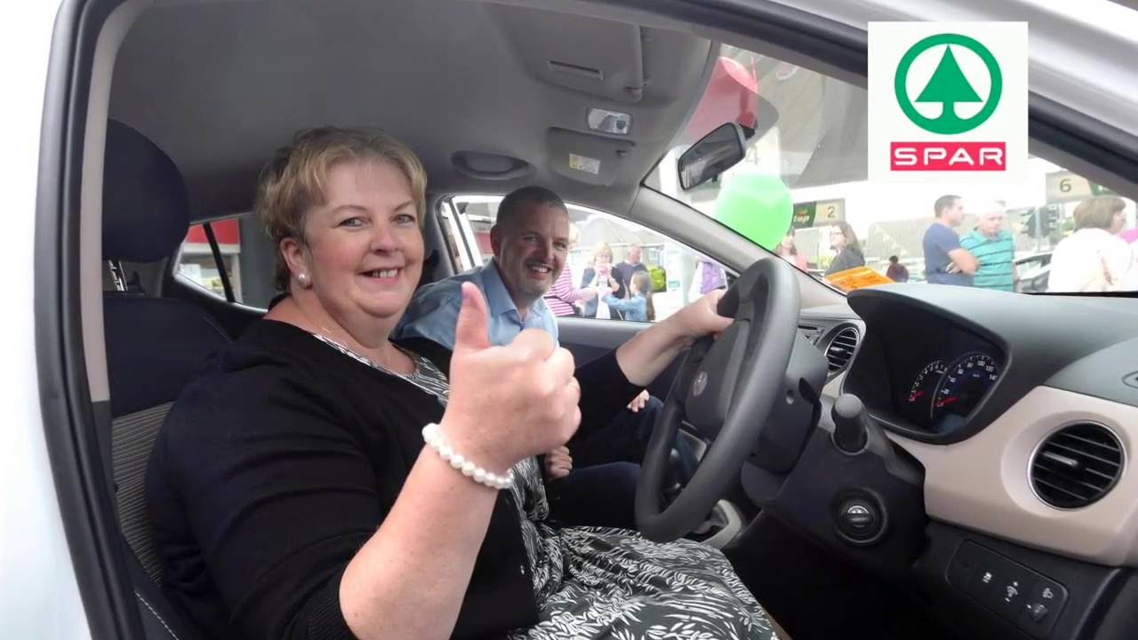 BYRNES SPAR CAHERSLEE TRALEE CAR WINNER - YouTube