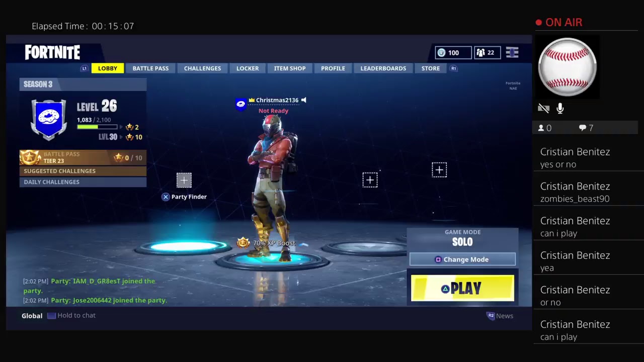 Fortnite stream with jose - YouTube
