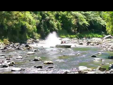 Awakino river rock garden jetboating - YouTube