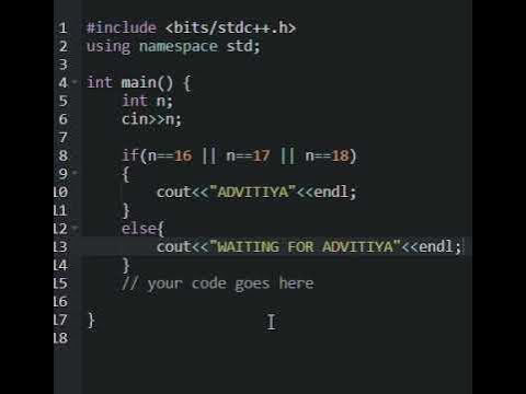 ADVITIYA Codechef Solution Starter 119 || Codechef Solution Starter 119 #codechef #programming ...