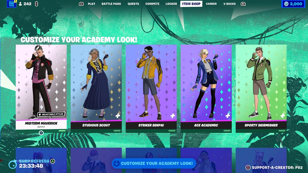 ACADEMY SKINS are BACK in Fortnite! - YouTube