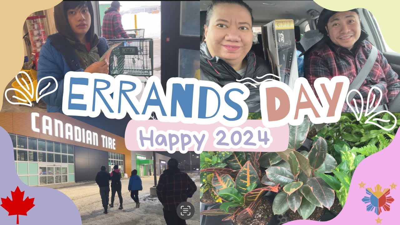 VLOG 04 | Errands Day | First Vlog for 2024 | Buhay Canada 🇨🇦 - YouTube