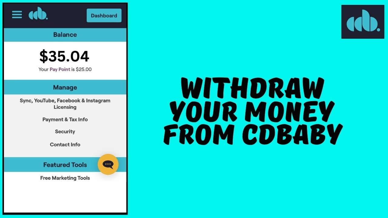 How to Withdraw Your Earnings From CDBaby - YouTube