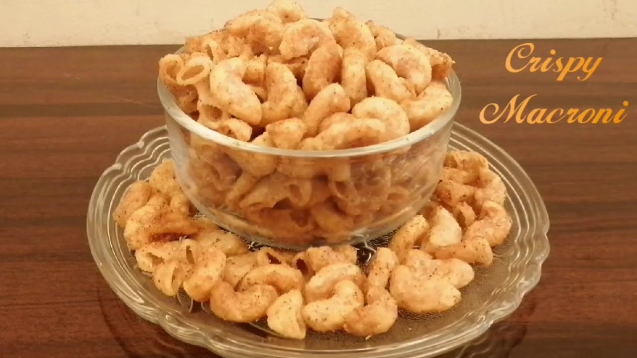 How to make Crispy Macroni Kurkure | Macroni Snacks | Tea time Snacks ...