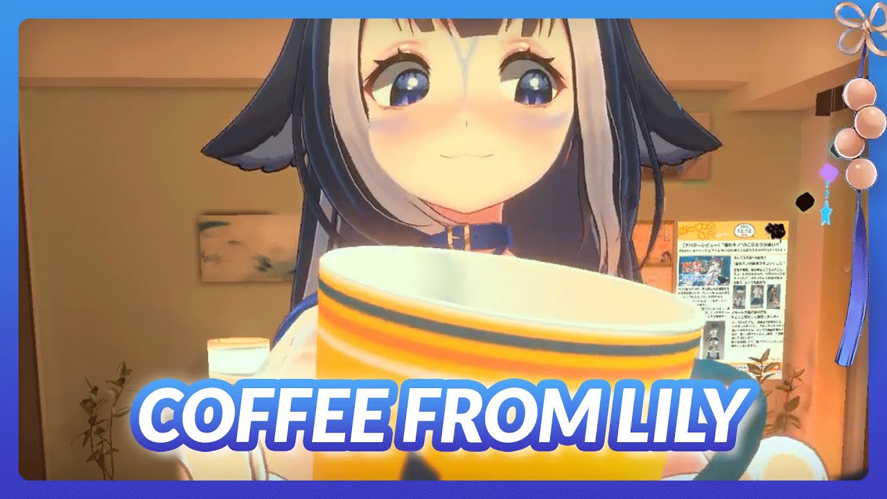 Home made coffee from Lily, with milk and sea water - YouTube