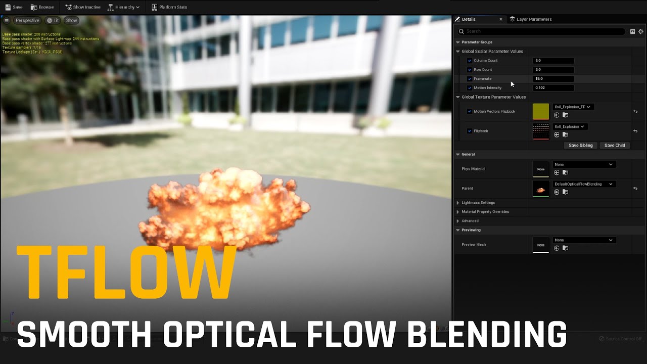 TFlow - Smooth Optical Flow Blending in Unreal Engine - YouTube
