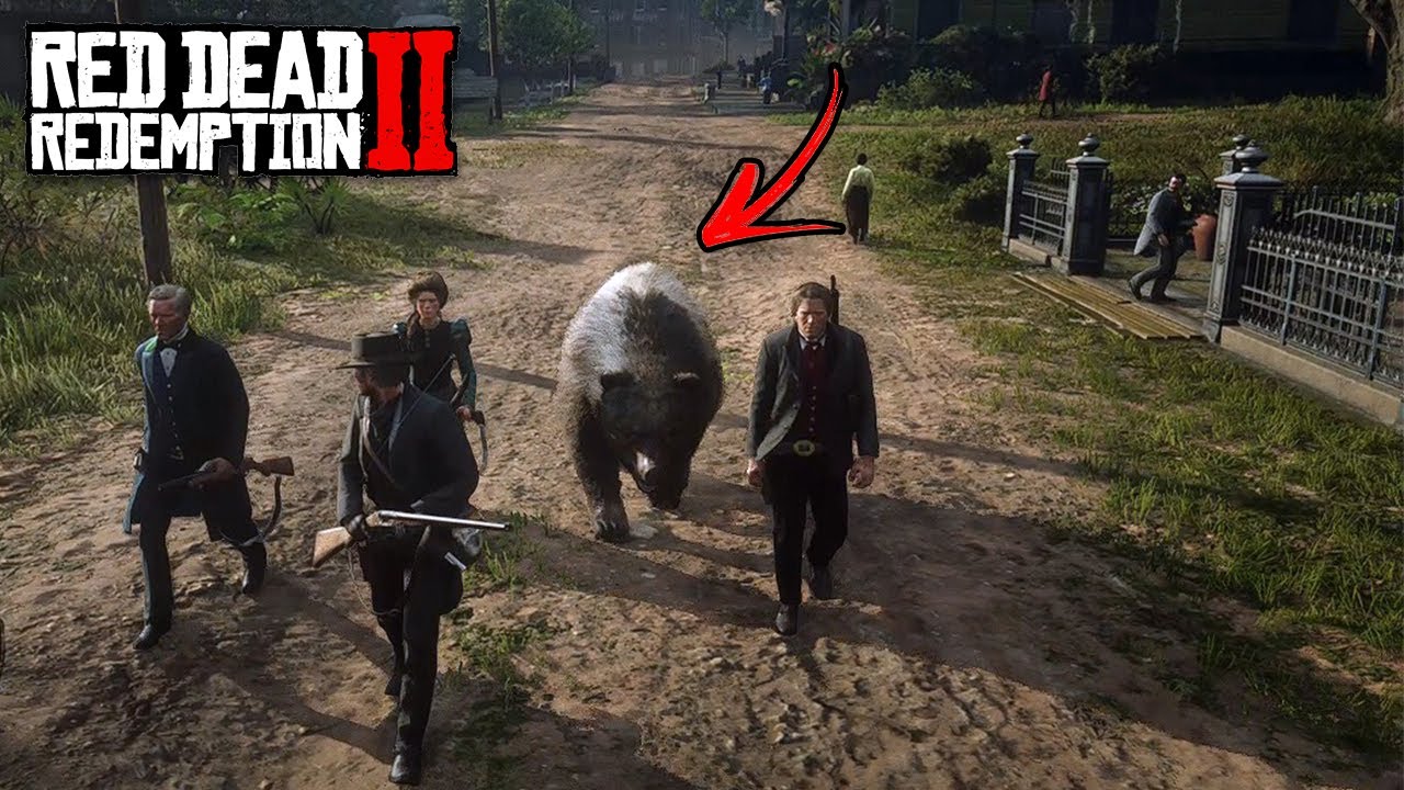 Grizzly Bear joined with us | RDR2 (PC Mods) - YouTube
