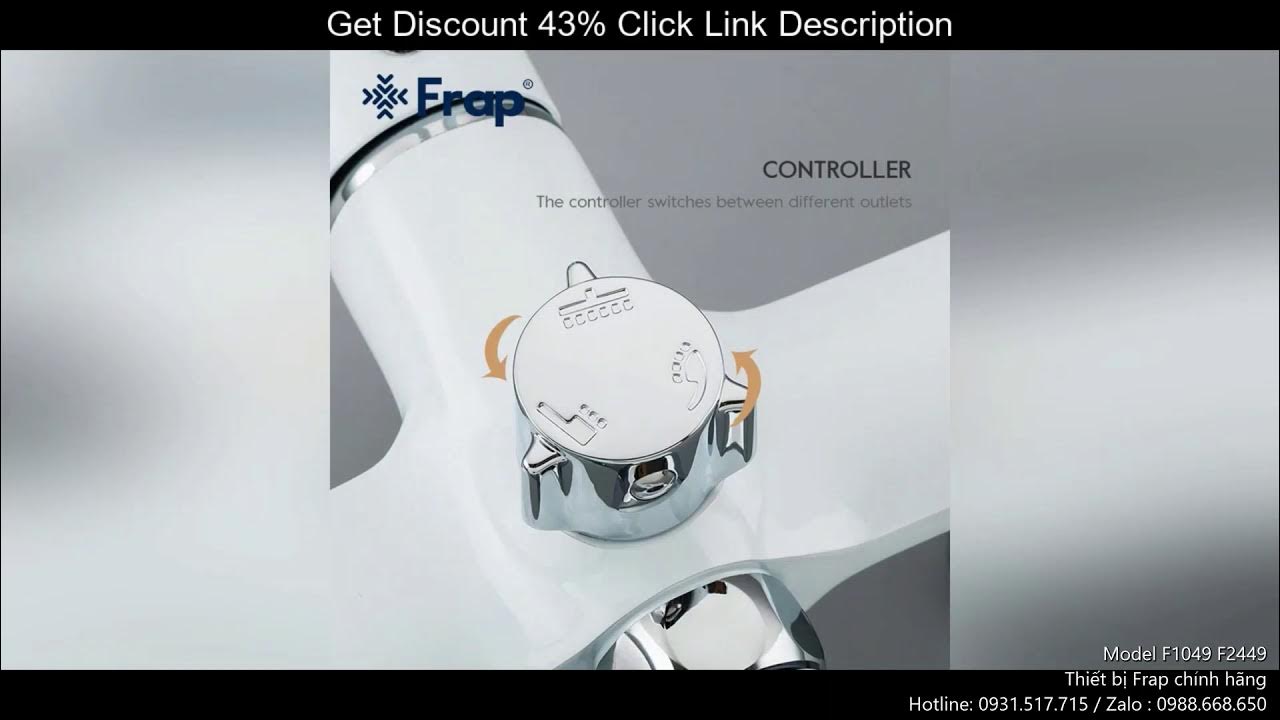 Frap F1049 F2449 bộ đôi hoàn hảo cho phòng tắm - YouTube