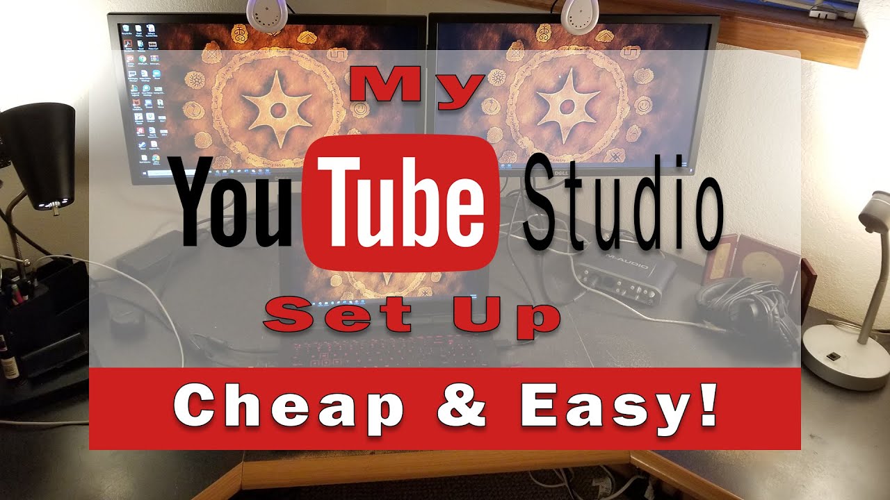 My YouTube Studio Set Up - YouTube