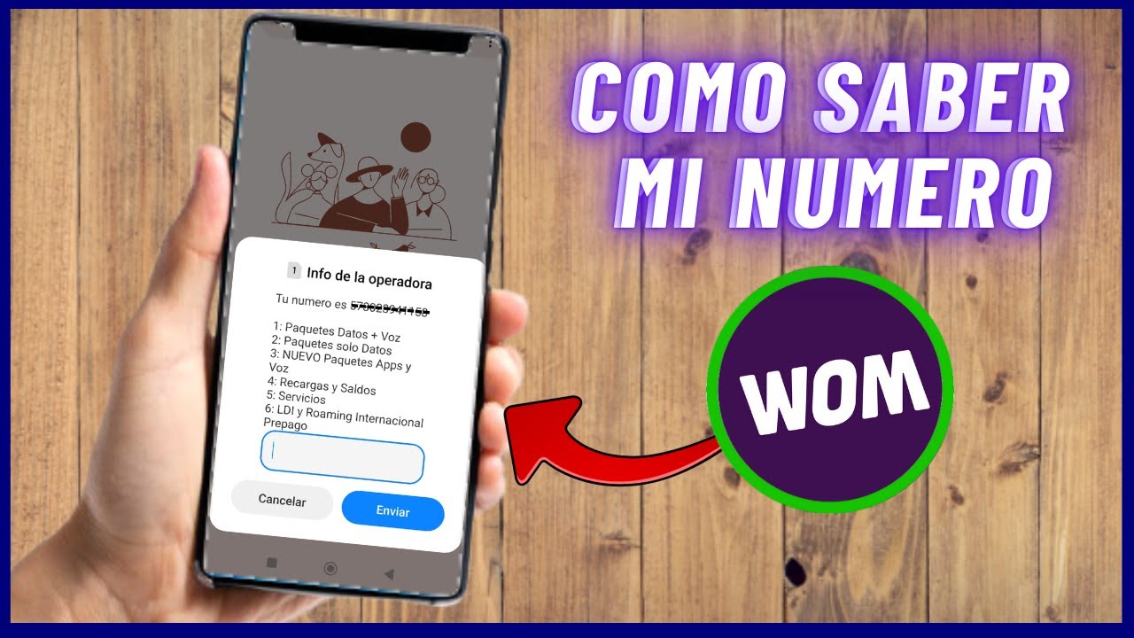 COMO SABER el Número de una SIM CARD WOM ll Colombia - YouTube