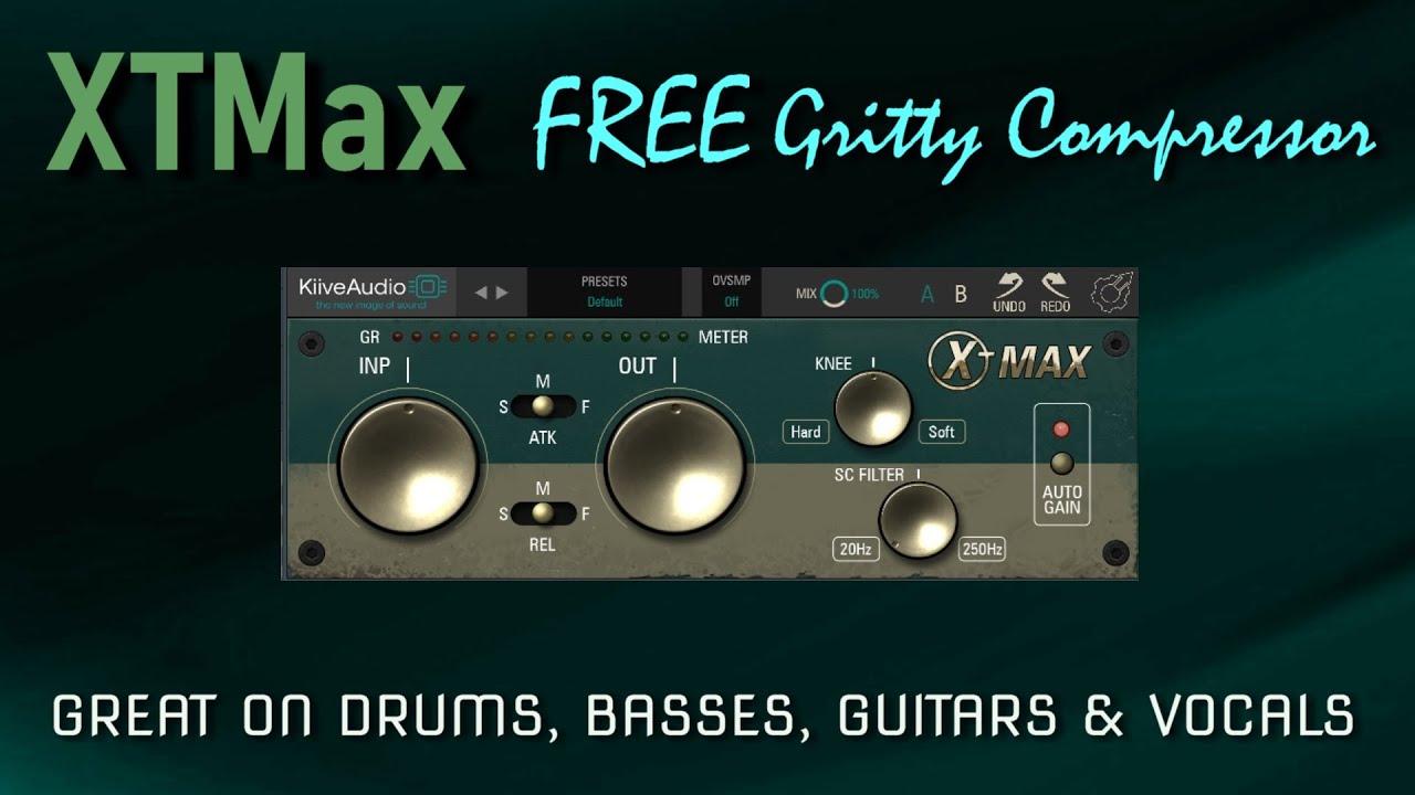 XTMax FREE Gritty Compressor 2024 | Great for Drums, Basses, Guitars ...