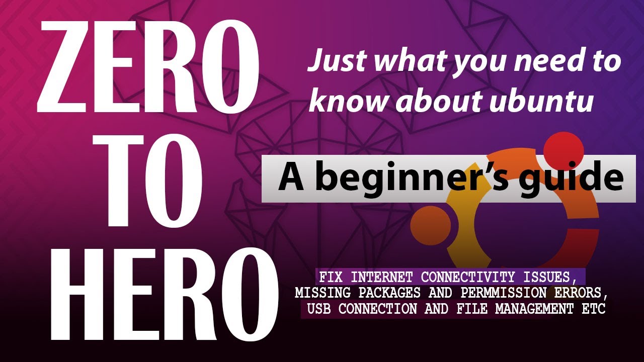Install & learn UBUNTU in under 60 minutes | Overcome common beginner ...