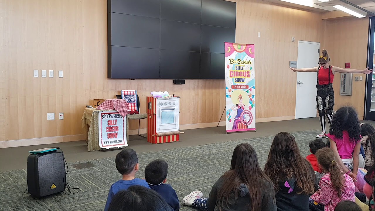 Riding the Unicycle - Bri Crabtree Silly Circus Show - YouTube