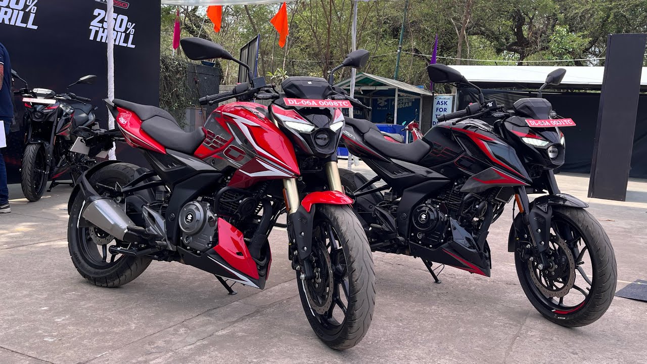 2024 New Bajaj Pulsar N250 Red New Model Full Detailed Review || 07 New ...
