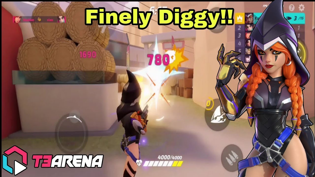 Diggy one tap😭🔥- T3 Arena Gameplay - YouTube