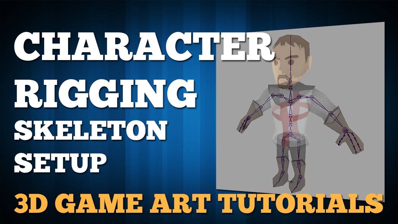 09 Character Rigging, Skeleton Setup - 3D Dungeon Tutorial Series - YouTube