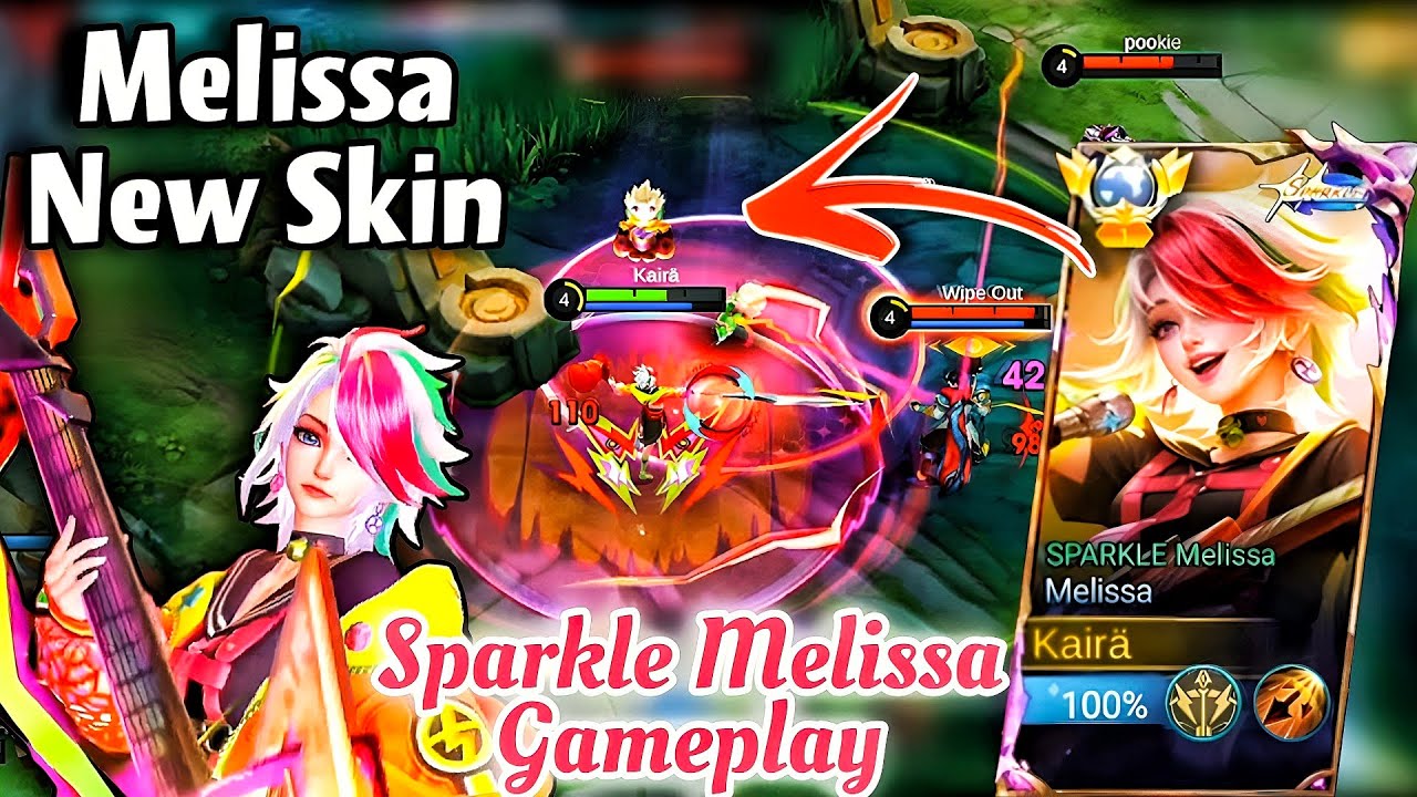 MELISSA NEW SKIN GAMEPLAY!🔥SPARKLE MELISSA 🎵 - YouTube