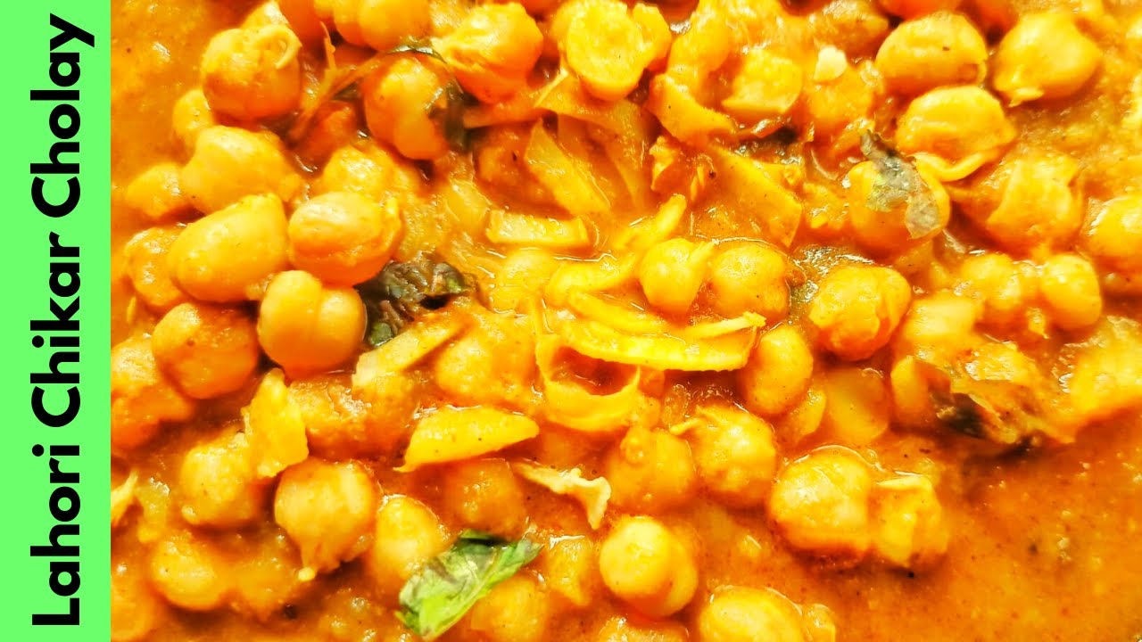 Lahori Chikar Cholay Recipe | Chikar Chana Recipe | Punjabi Chikar ...