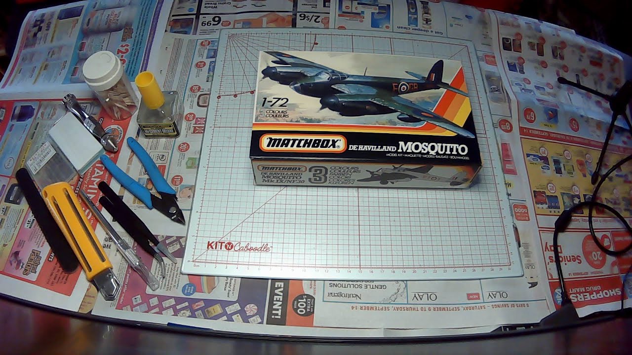 Matchbox De Havilland Mosquito Build for Beginners Part 1 - YouTube