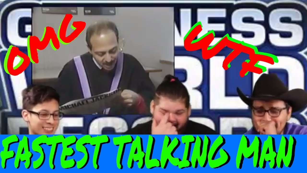 World's Fastest Talking Man Sings Michael Jackson's BAD in 20 Seconds ...