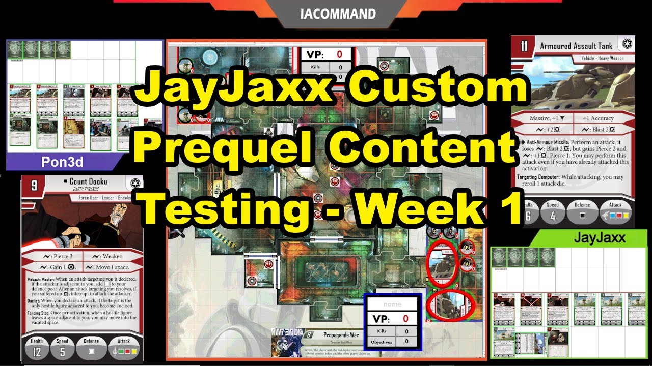 Imperial Assault Custom Clone Wars Skirmish Playtesting - Week 1 - YouTube