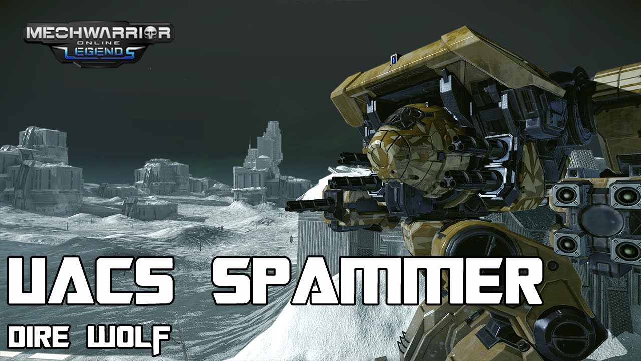 Initiate The Clan Ultra Autocannon Gunner - Dire Wolf | Mechwarrior ...