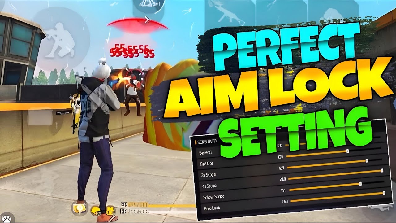 PERFECT ( AIM LOCK 🔒) FOR MOBILE || FREE FIRE NEW HEADSHOT TRICK - YouTube