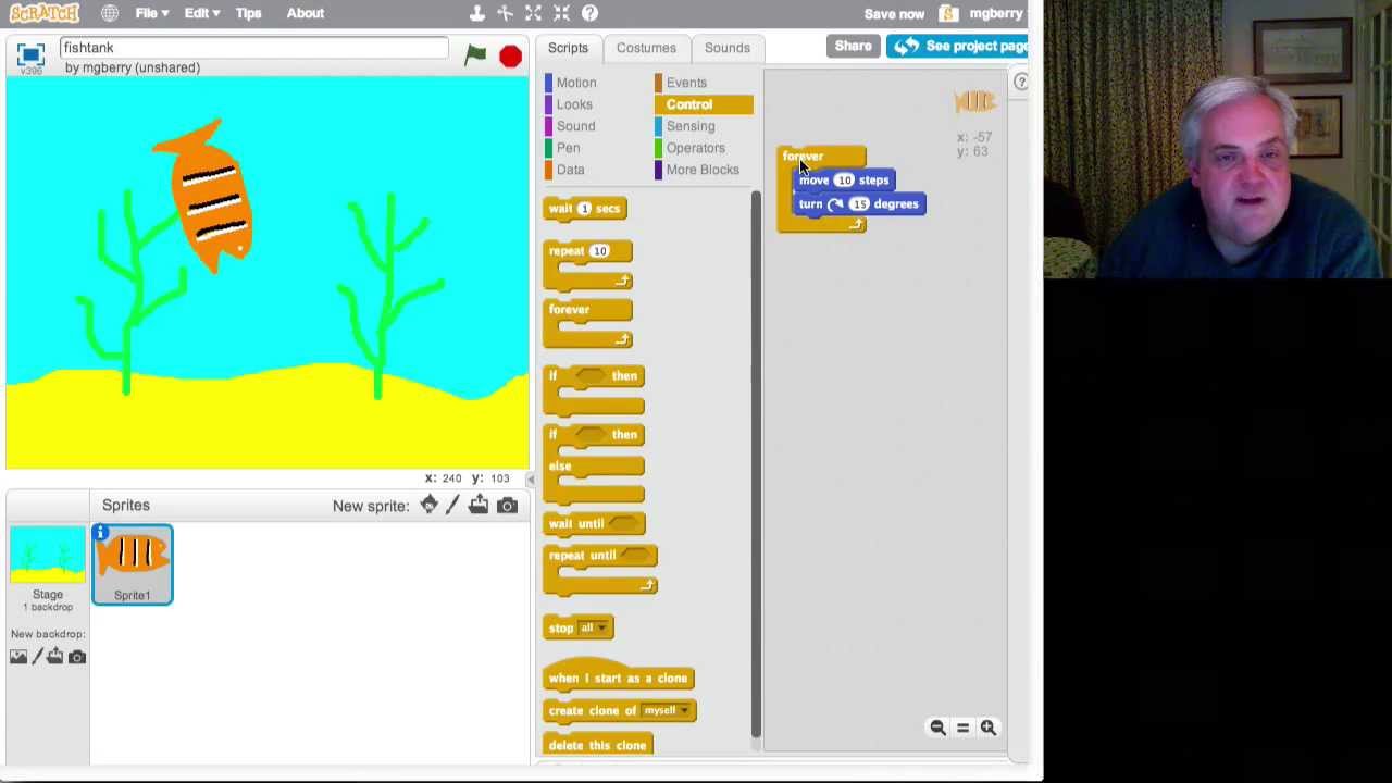 Scratch 2.0 Fishtank Game - YouTube