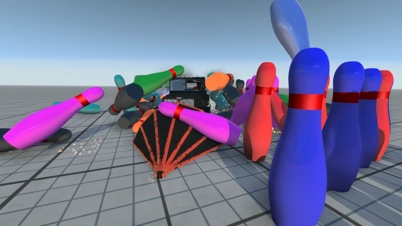 BeamNG Drive Bowling!! (Epic Crashes) - YouTube