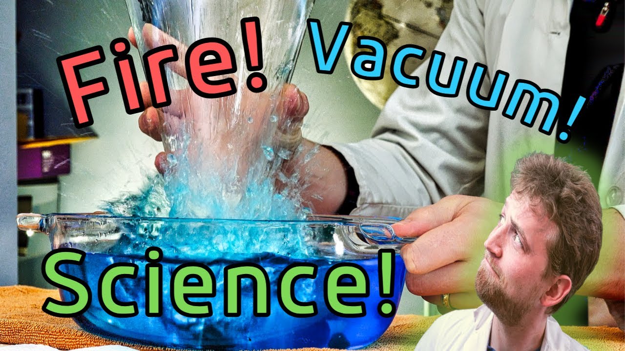 Instant fire implosion, the science experiment mash-up! - YouTube