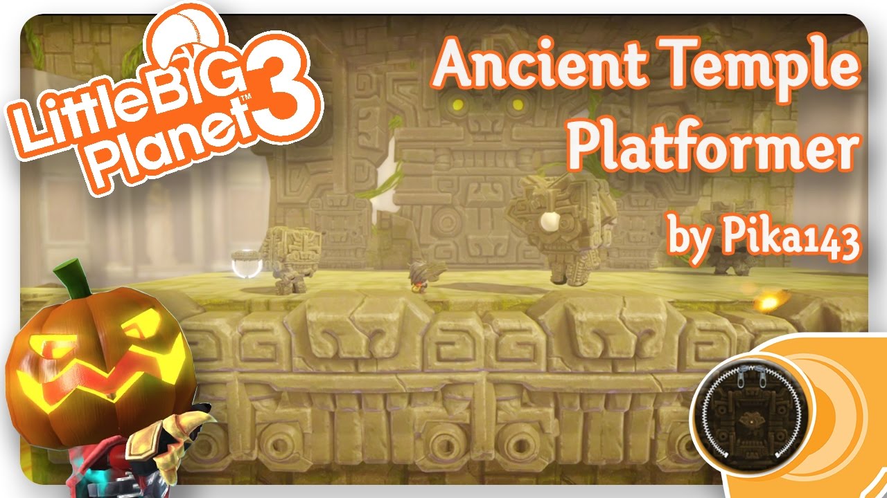 LBP3 LITTLE BIG PLANET ANCIENT TEMPLE PLATFORMER | LBP Community Level ...