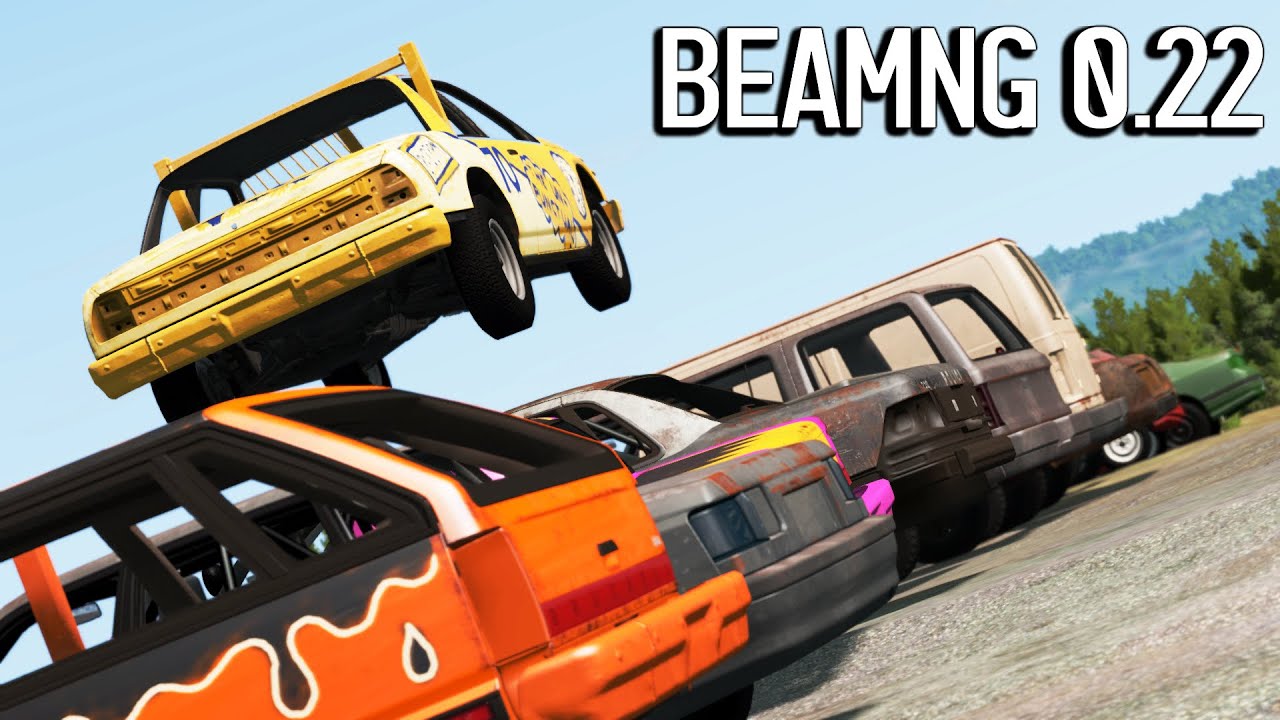 BeamNG Update 0.22 Derby Car Showdown! | Wendover, LeGran Wagon, All ...