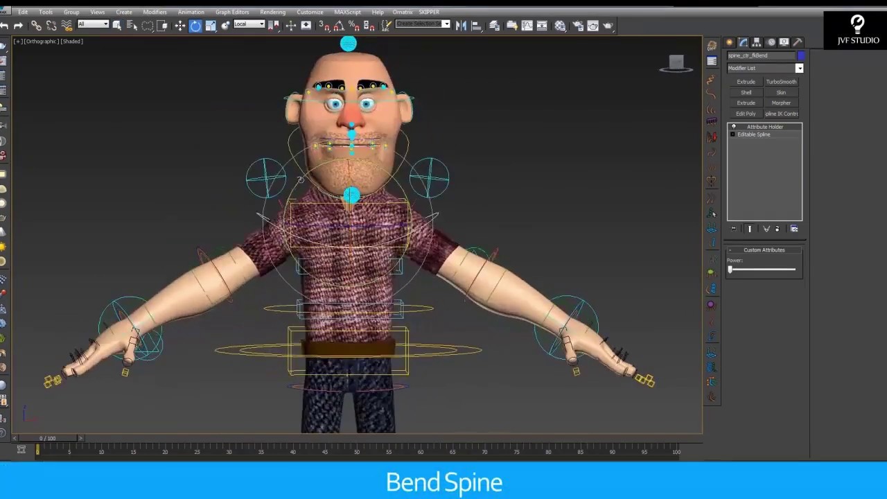 CHARACTER RIGGING REEL in 3Ds Max Joao Victor Ferreira - YouTube