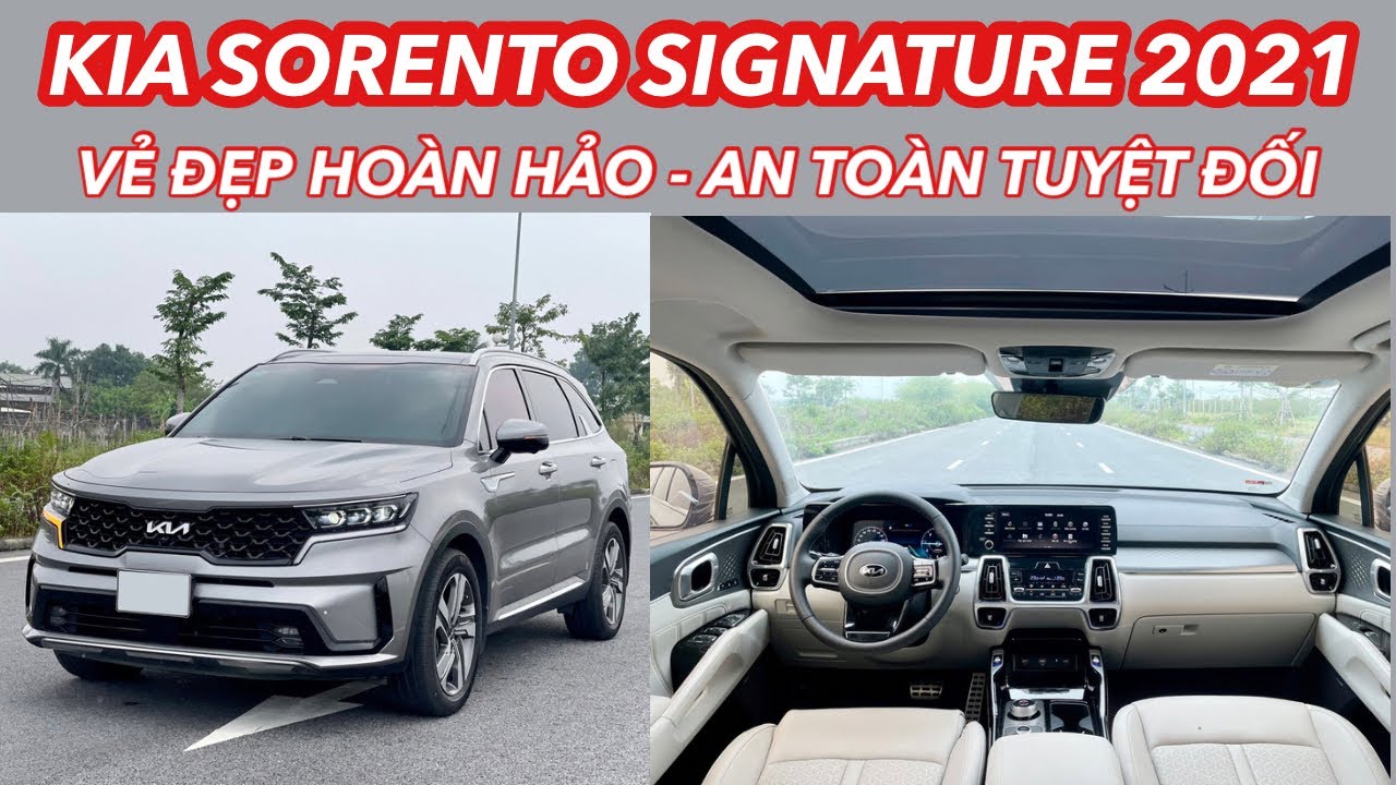 KIA SORENTO SIGNATURE 2.2D AWD 2021 XÁM XI MĂNG SIÊU ĐẸP - 0366.86.5657 ...