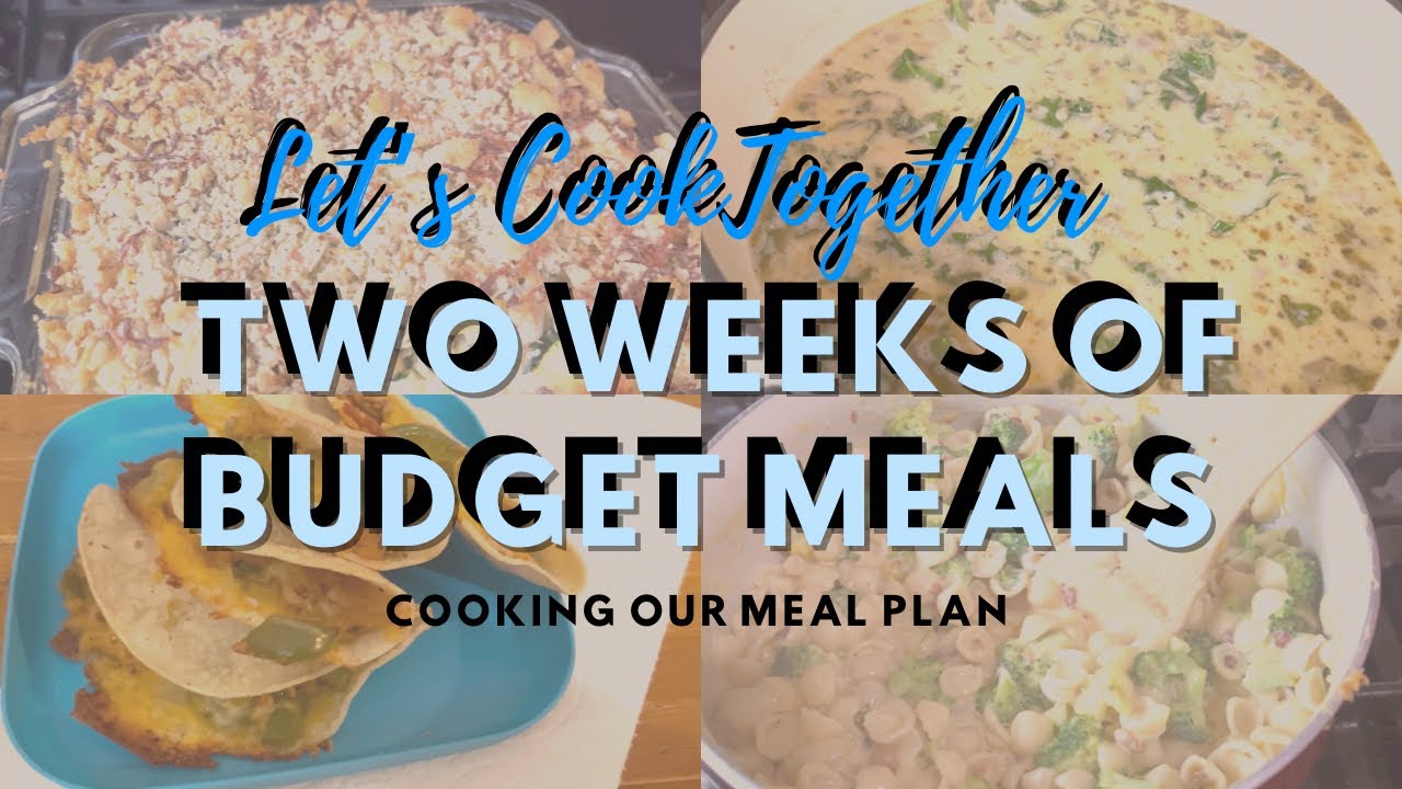 BUDGET FRIENDLY DINNERS | COOK WITH ME | BUDGET MEAL PLAN | 2 WEEKS OF ...