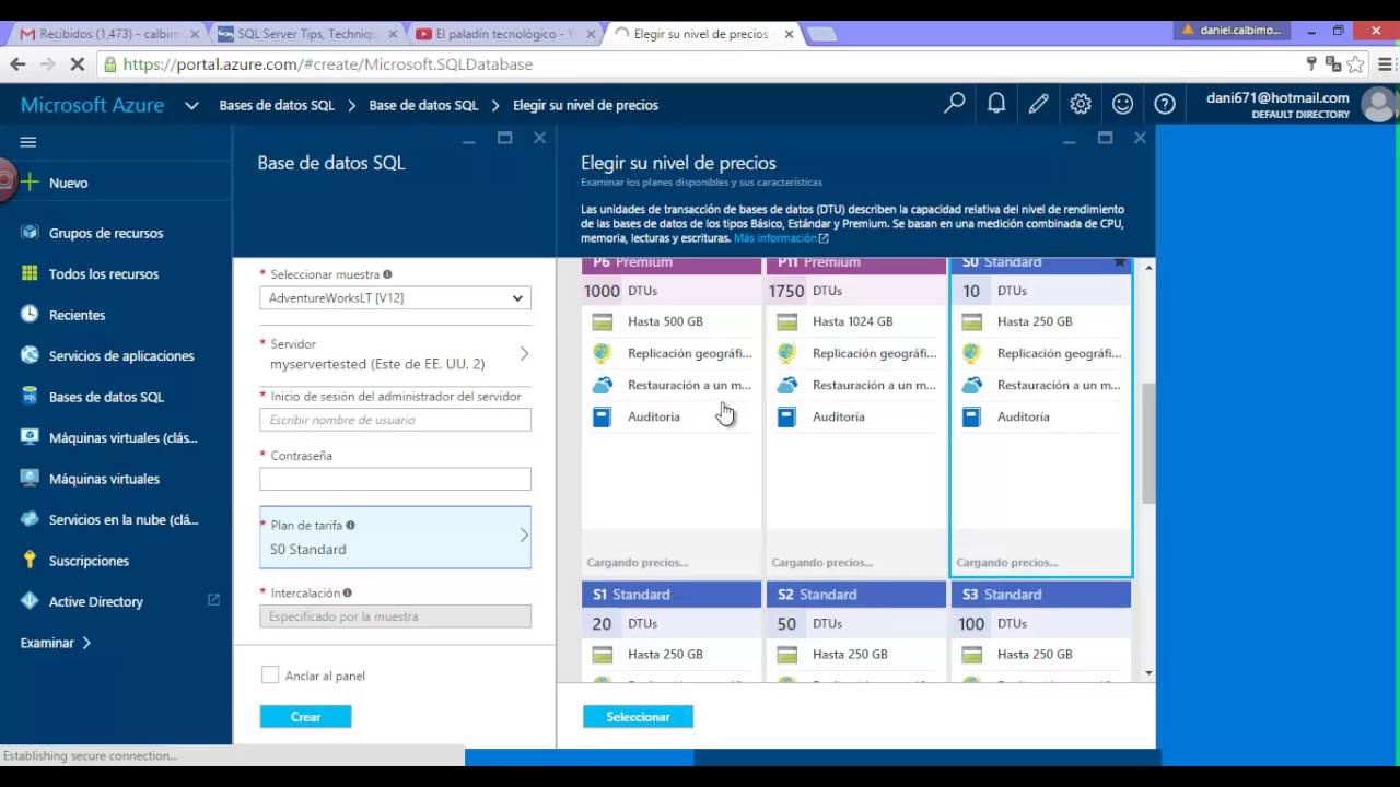 Introducción a Microsoft Azure (Servicios en la nube) - YouTube