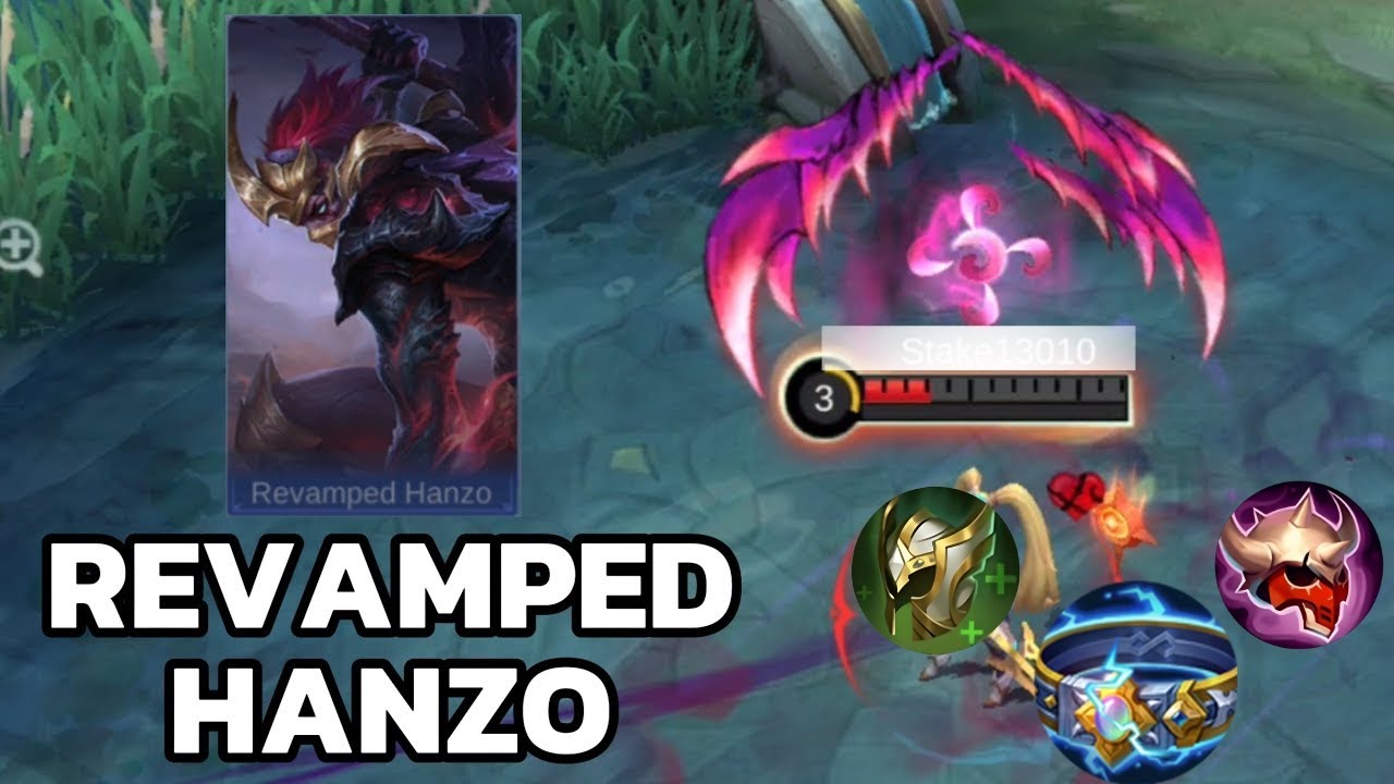 Revamped Hanzo is a Pure Tank? | Tanky Build Hanzo Gameplay # ...
