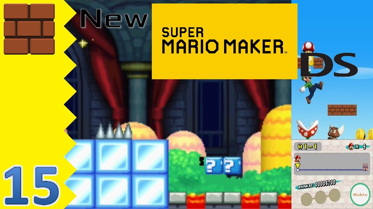 New Super Mario Maker DS Folge 15 - Tolle Levelidee mit kleinen Fehlern ...