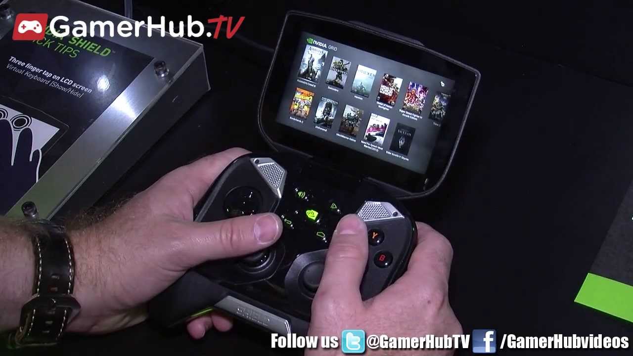 Project SHIELD Tegra 4 Demo With NVIDIA Andrew Fear - Gamerhubtv - YouTube