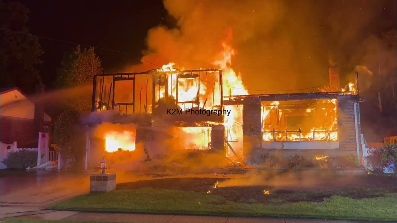 Garden City Park Fire Department House Fire – Lafayette Street [5-23-23] - YouTube