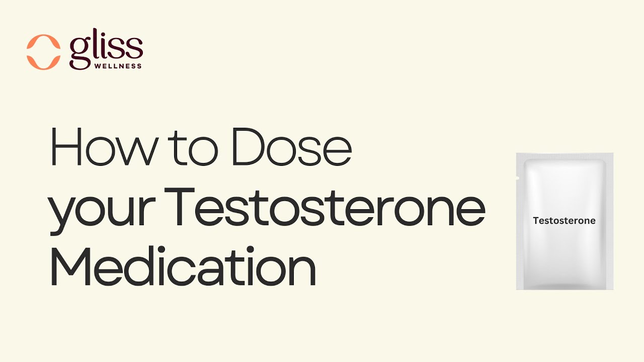 How to Apply Testosterone Gel - YouTube