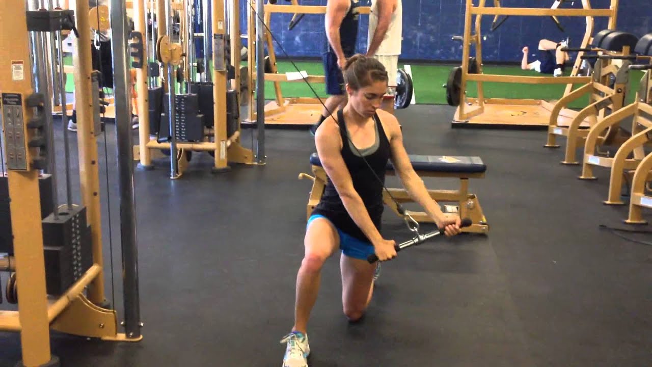 Split Stance Cable Chop - YouTube