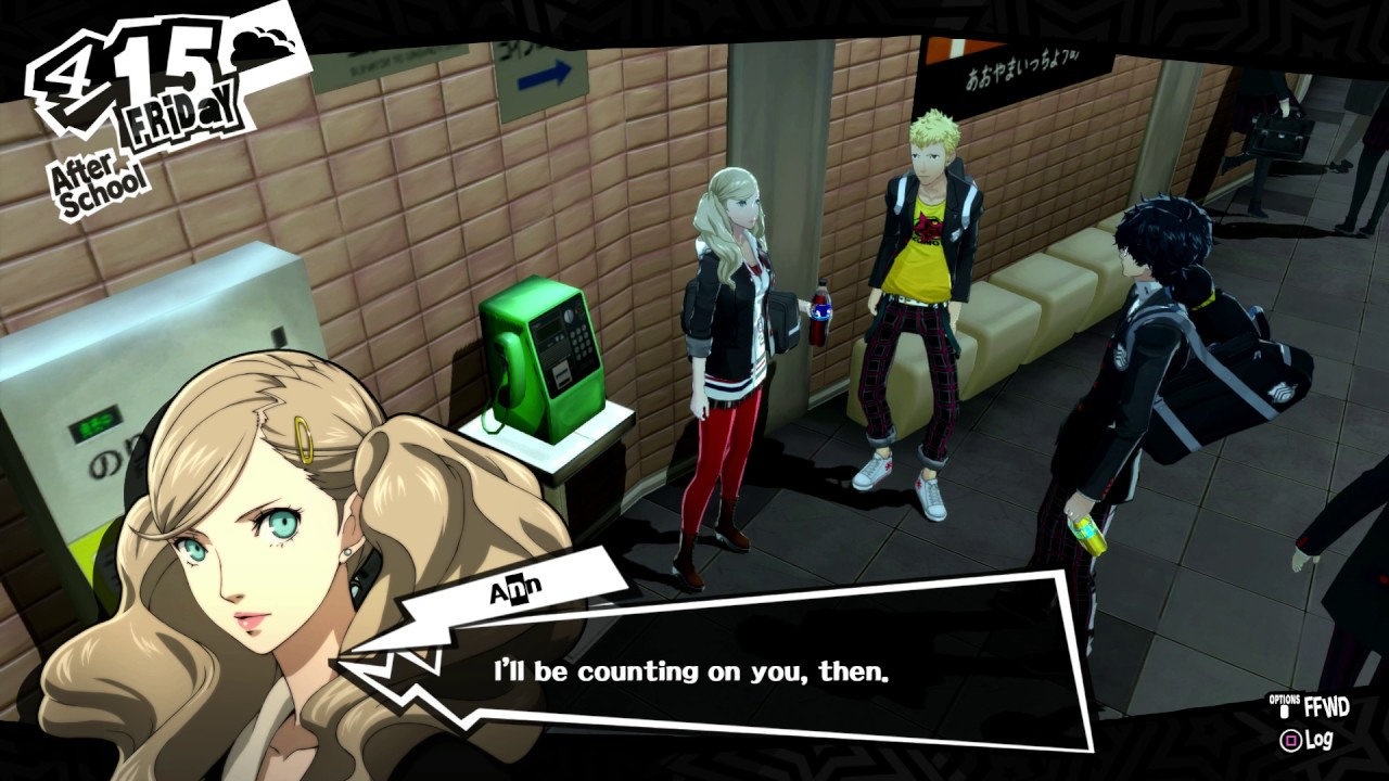 Persona 5 - 4/15 Kamoshida Palace: Sae Niijima Joker Interview (Ann ...