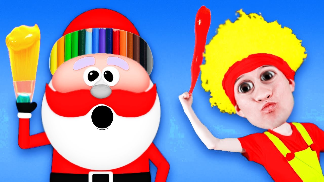 D Billions Drawing Santa Claus Boom! Boom Boom! Coloring Christmas ...