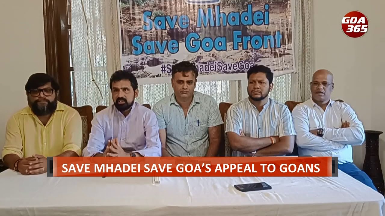 HUMAN CHAIN: Save Goa, Save Mahdei Front makes appeal - YouTube