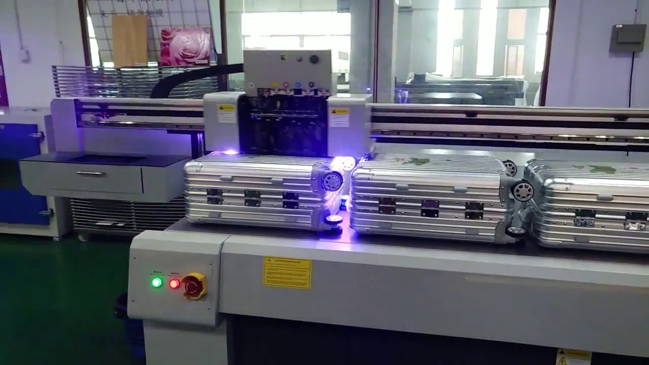 Suitcase printing machine luggage cases trunk uv led flatbed printer ...