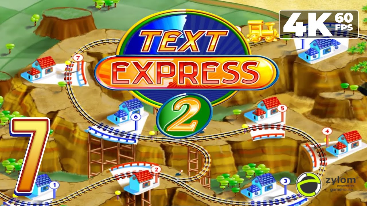 Text Express 2 Deluxe (PC) - 4K60 Walkthrough Village 7 - No Commentary ...